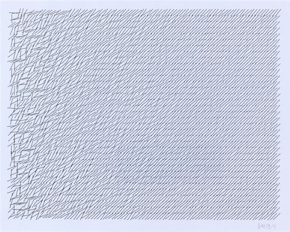 Vera Molnár | Inclined segments (84) | MutualArt