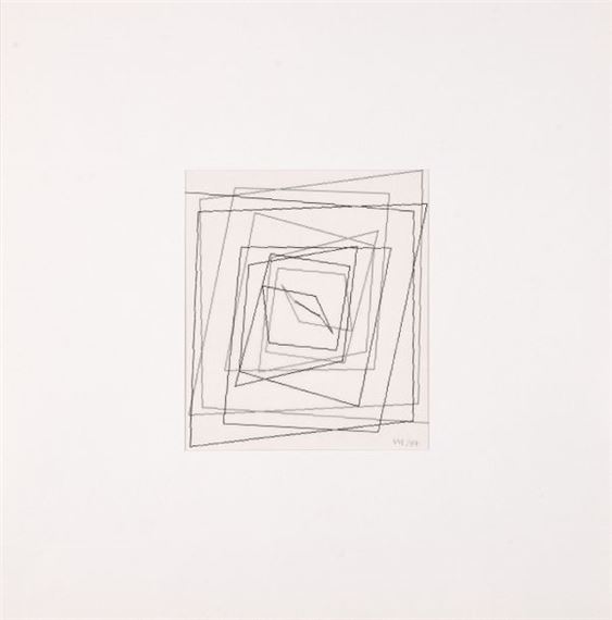 Vera Molnár | Inverted in transparency (1997) | MutualArt
