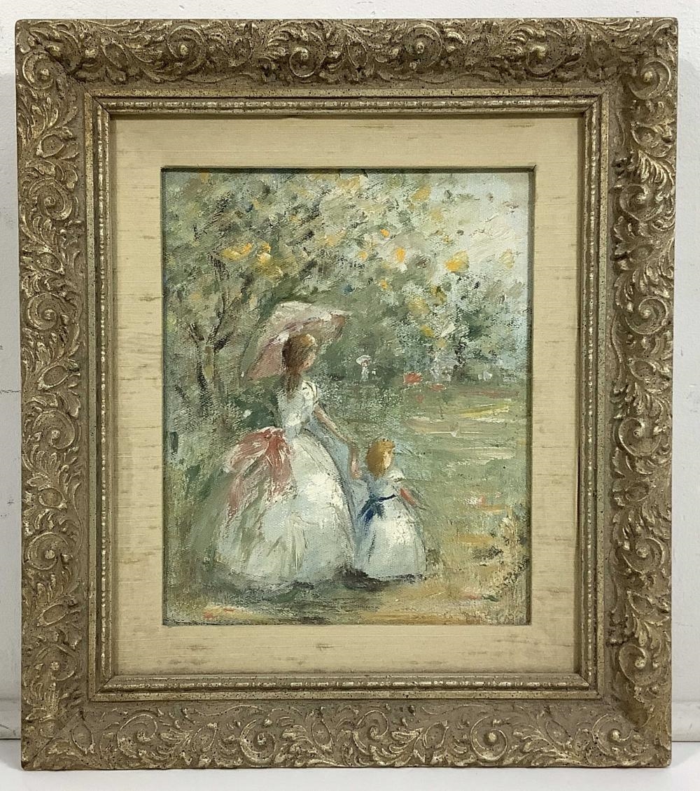 Elizabeth Court | Impressionist Mother And Child | MutualArt