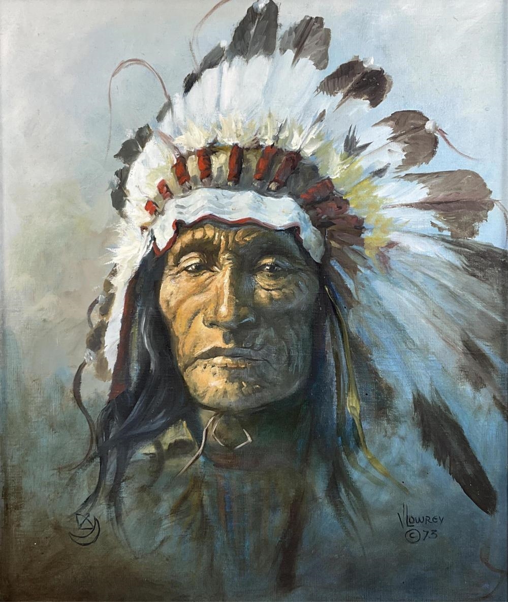 Vivian Lowrey | Chief He Dog Bruce Of Sioux | MutualArt