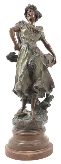 Luca Madrassi | Luca Madrassi Signed Carmen Bronze Sculpture | MutualArt