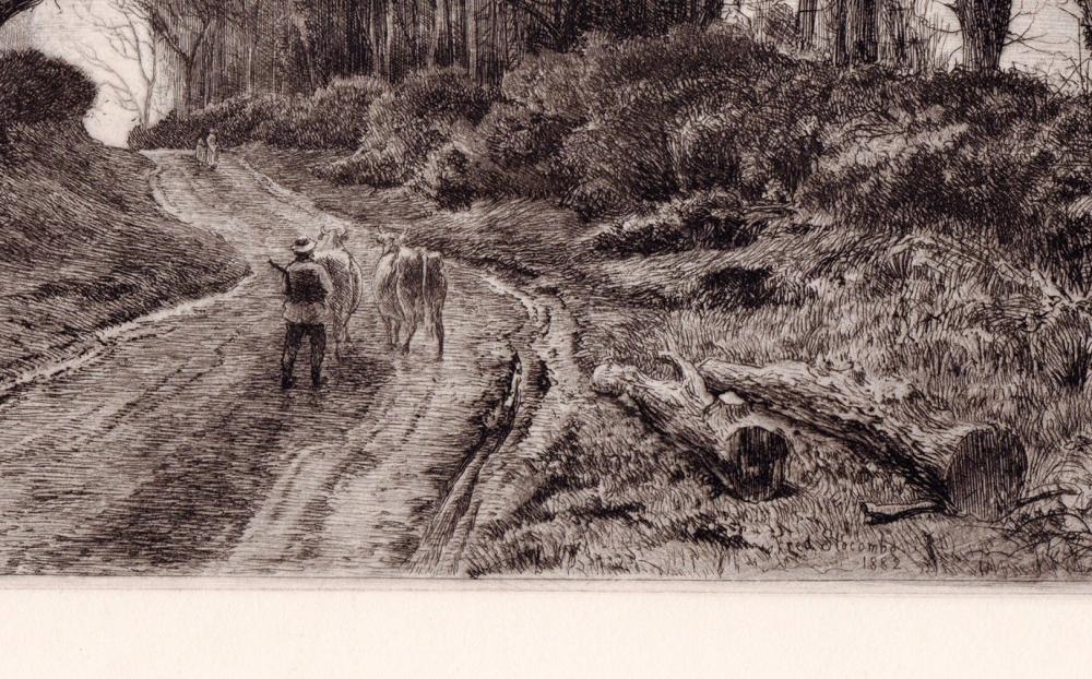 Frederick Alfred Slocombe | Frederick Albert Slocombe A Winter Evening ...