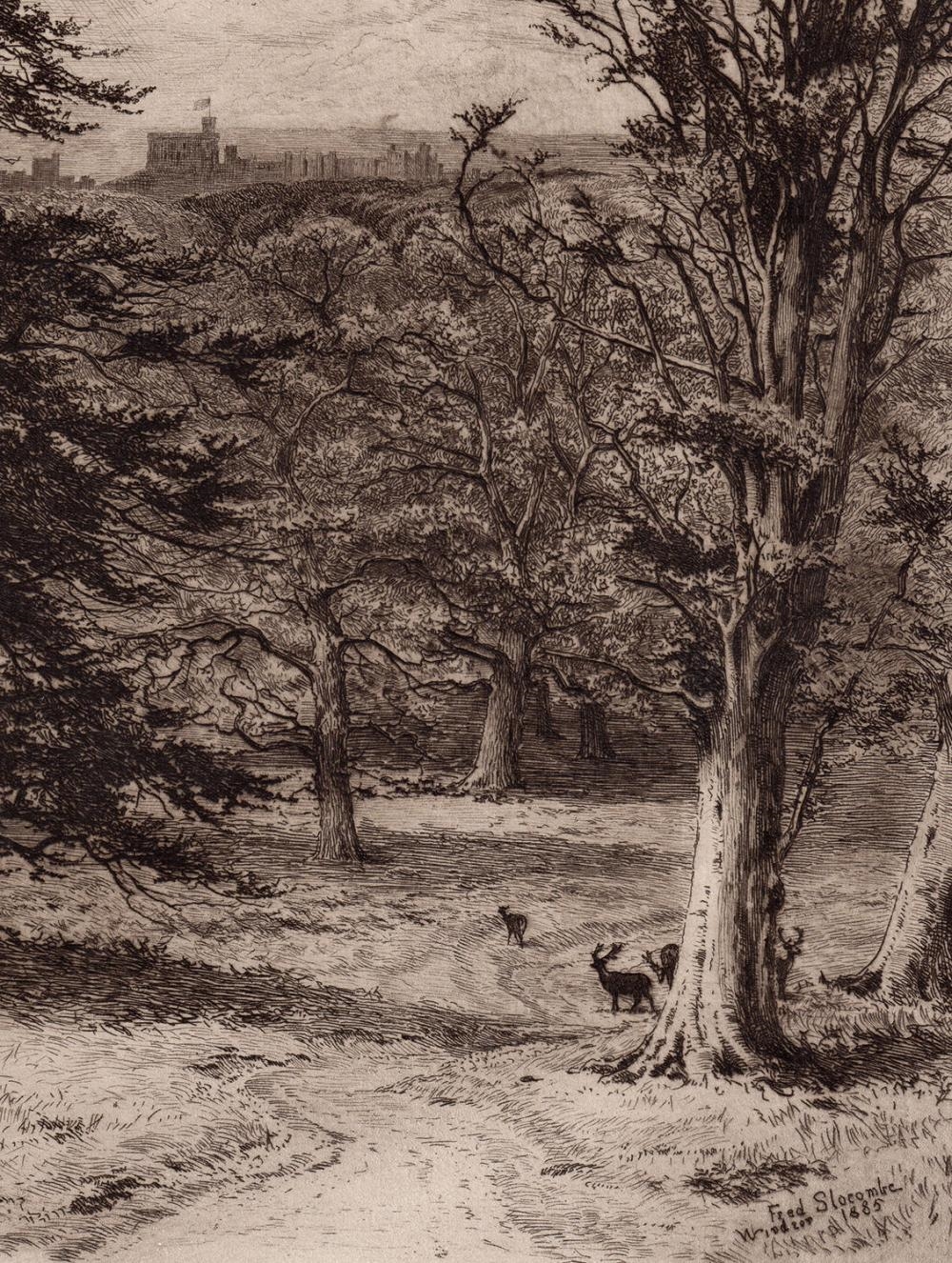 Frederick Alfred Slocombe | Frederick Albert Slocombe Windsor Park 1885 ...