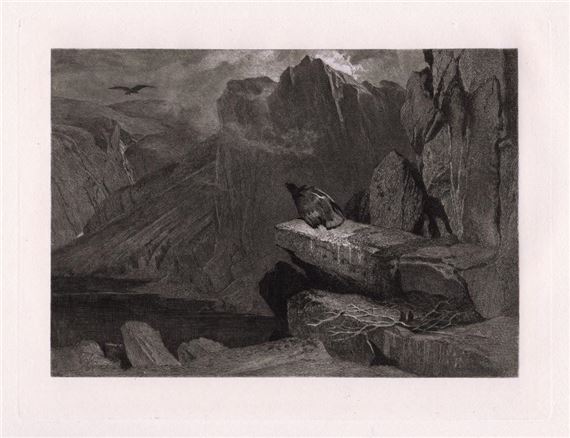 Edwin Landseer | Sir Henry Edwin Landseer The Eagle's Nest 1885 etching ...
