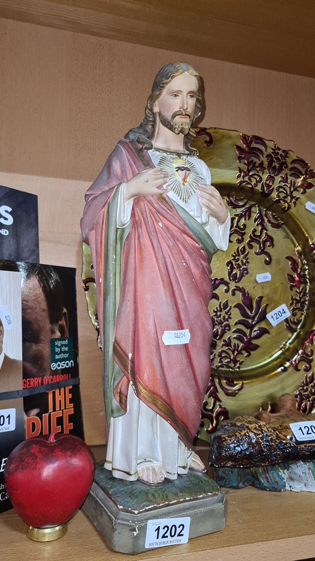 Jesus | Hand- statue of the Sacred Heart of Jesus from the midth ...