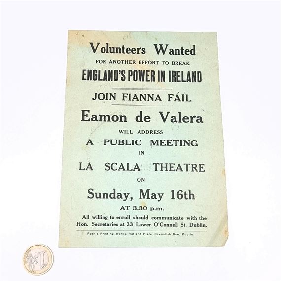 Unknown | An important original Fianna Fáil Pamphlet. De Valera's ...