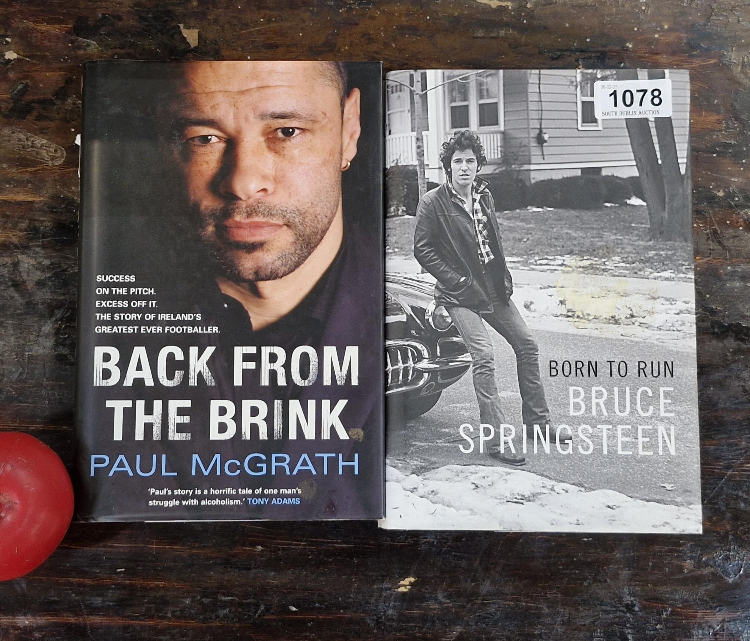 Mcgrath | Two hardback autobiography books including a first edition of ...