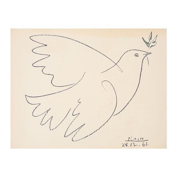 Pablo Picasso | Paloma de la paz (1961) | MutualArt