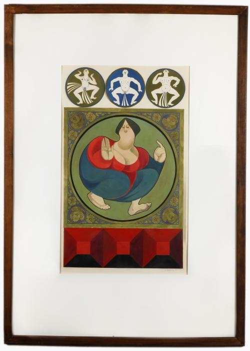 A. Caballero | DAMA EN CÍRCULO | MutualArt