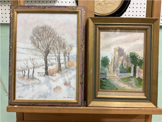 John Clarke | two watercolours | MutualArt