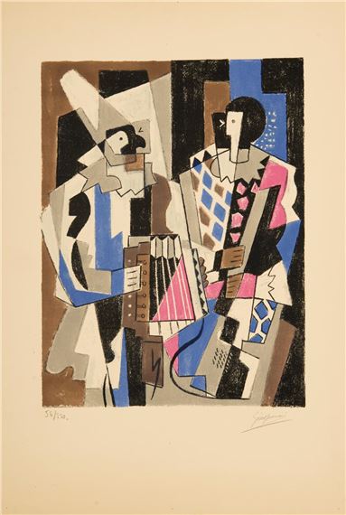 Gino Severini | Portrait of Paul Fort (1913 - 1914) | MutualArt