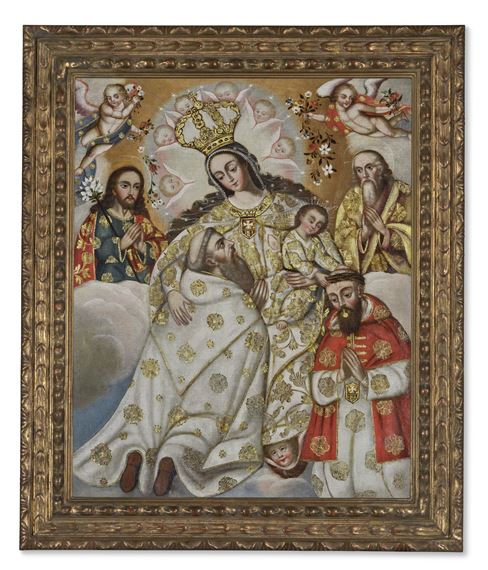 Peruvian School, 18th Century | Our Lady of Mercy with St. Peter ...