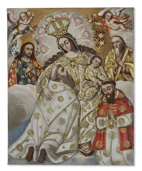 Peruvian School, 18th Century | Our Lady of Mercy with St. Peter ...