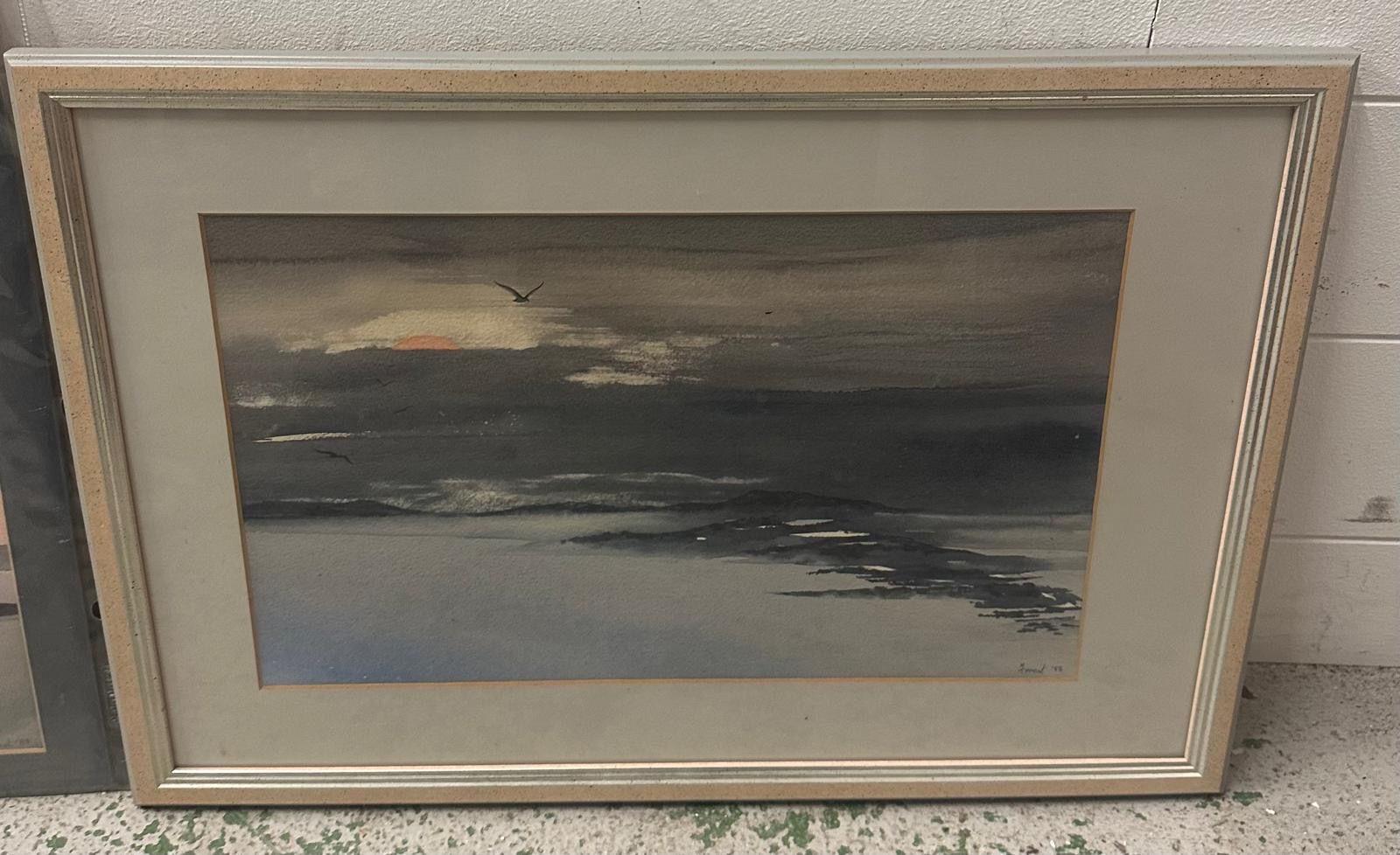Forest Wearne | Five water colours of rural scenes by the artist Forest ...