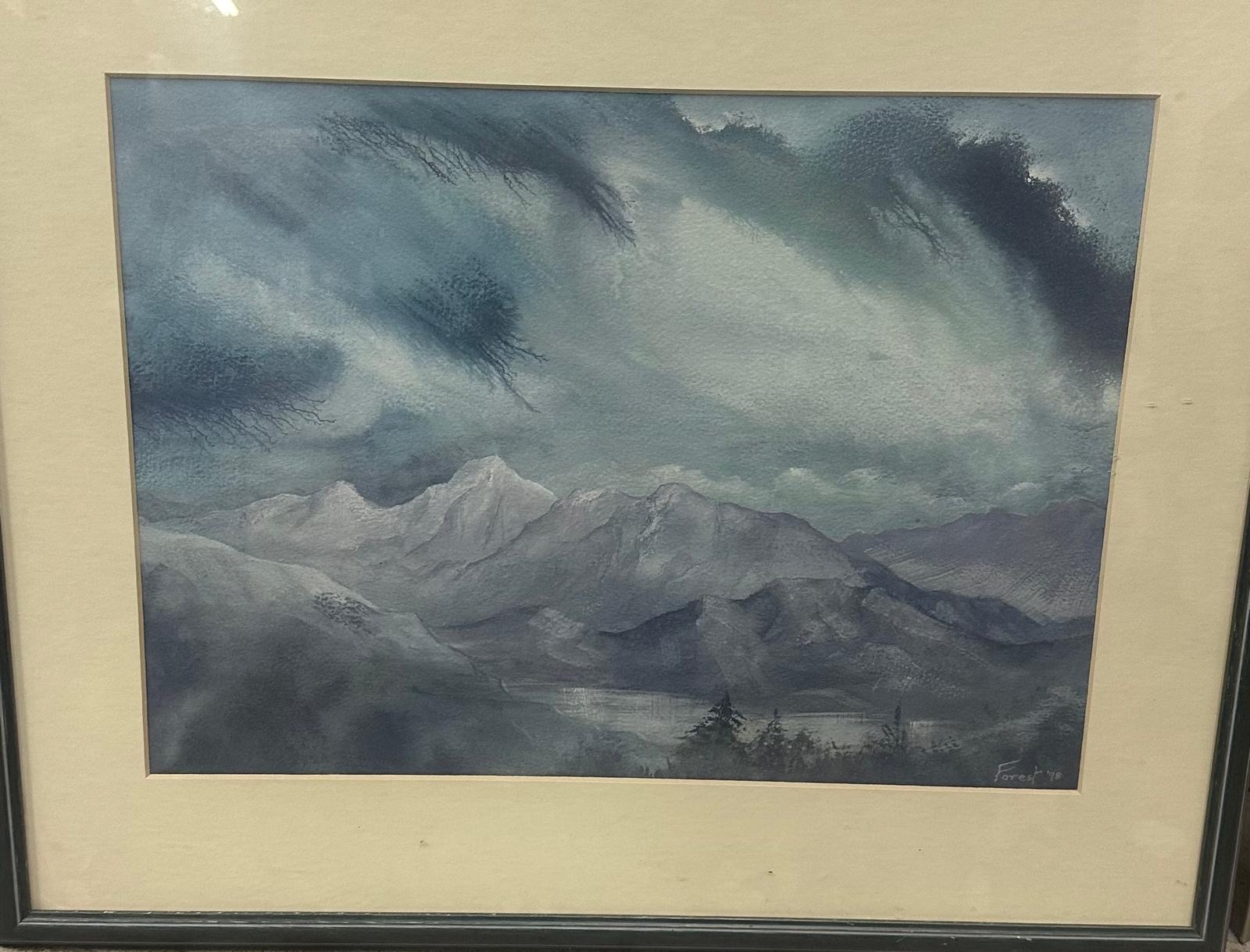 Forest Wearne | Five water colours of rural scenes by the artist Forest ...