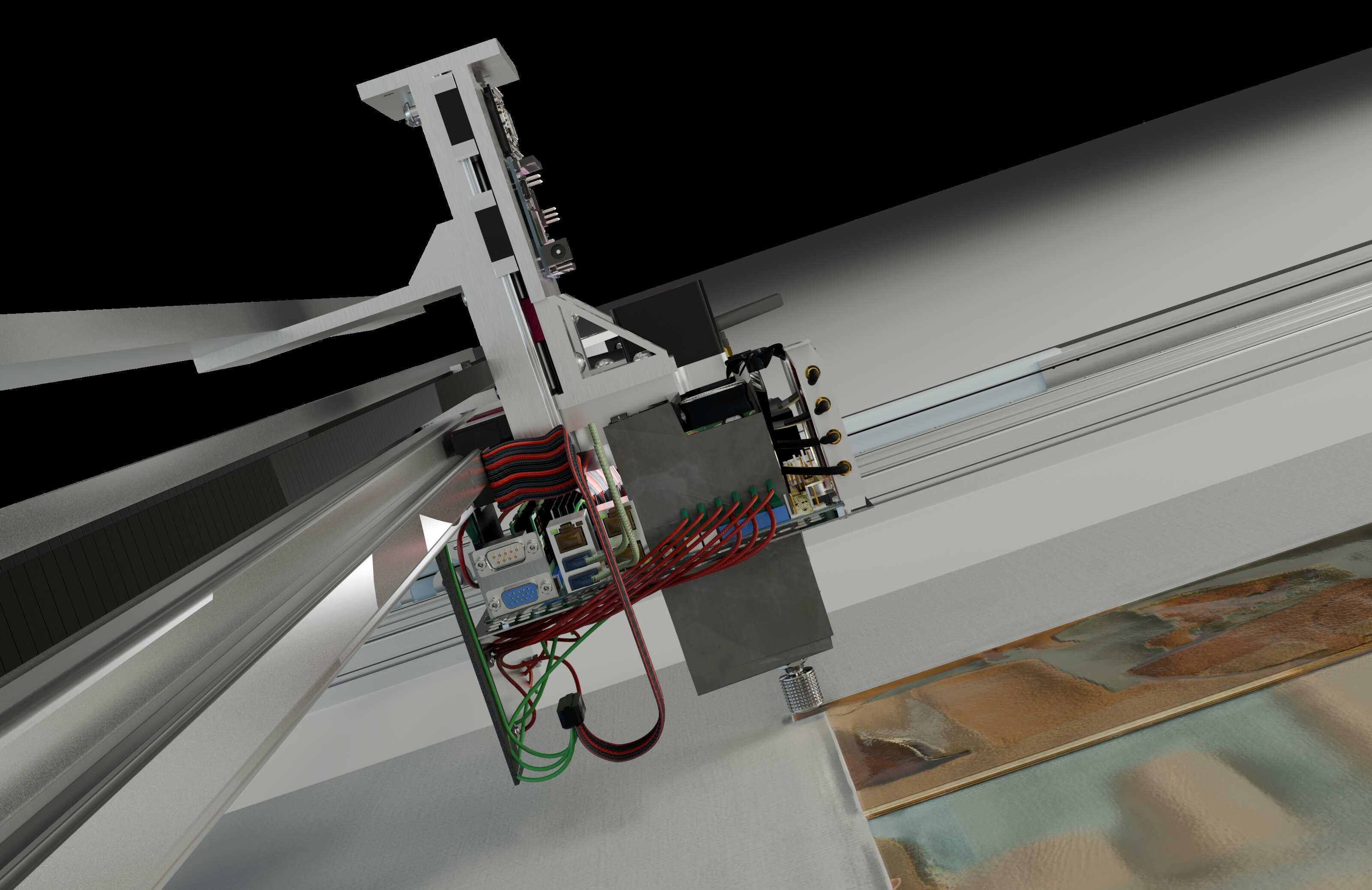 Alexander Reben | Untitled Robot Painting, 2025 (to be titled by an AI ...
