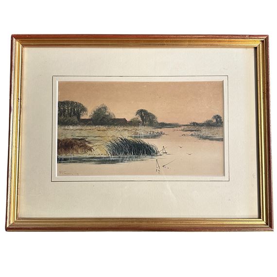 Francis Gordon Fraser | A Reed Fringed River (1994) | MutualArt