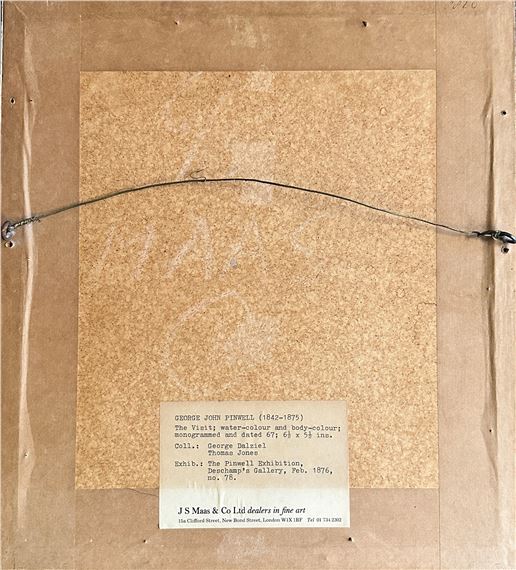 George John Pinwell | The Visit (1867) | MutualArt