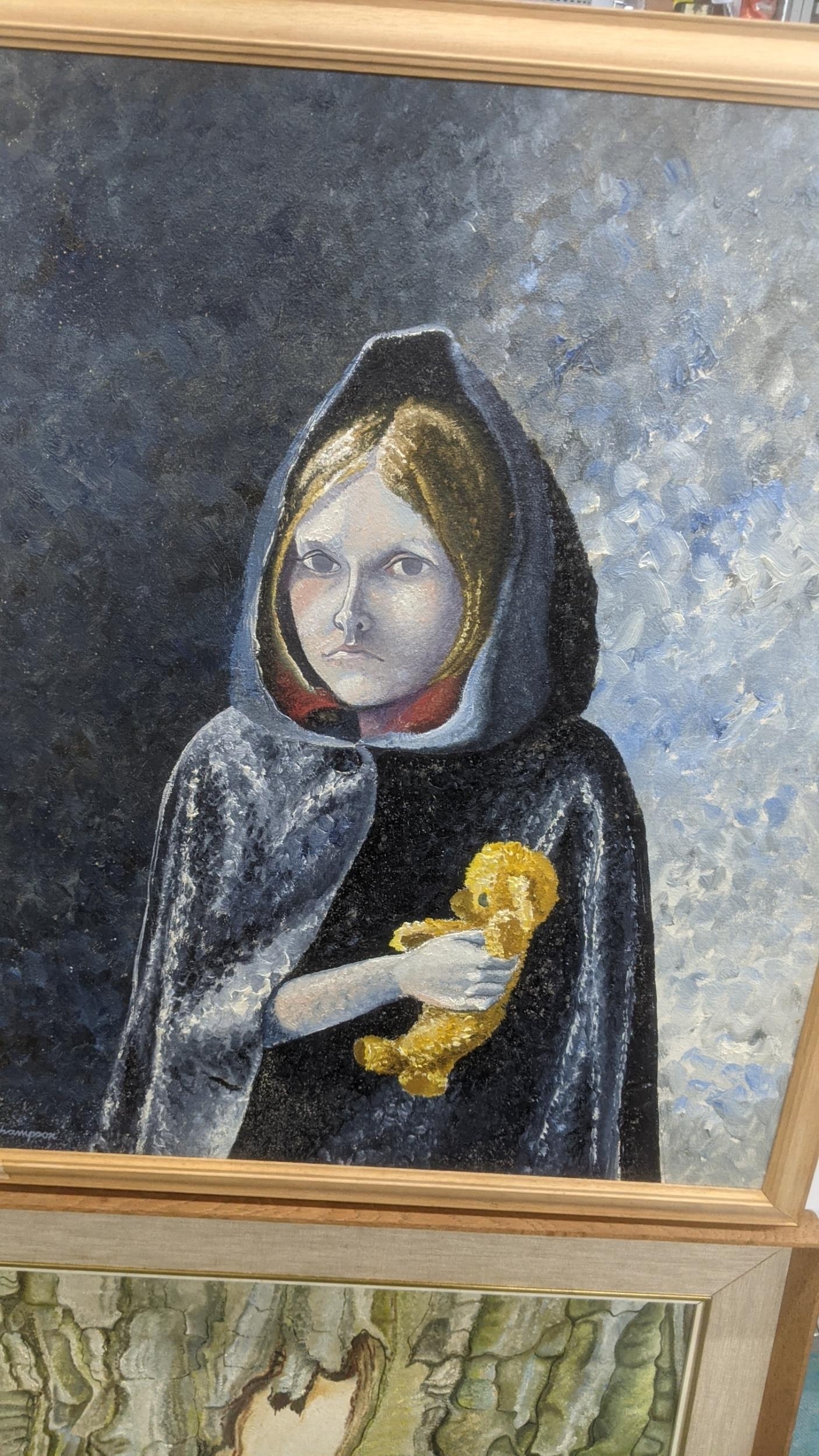 Elizabeth A. Lampson | four oil on boards to include one example titled ...