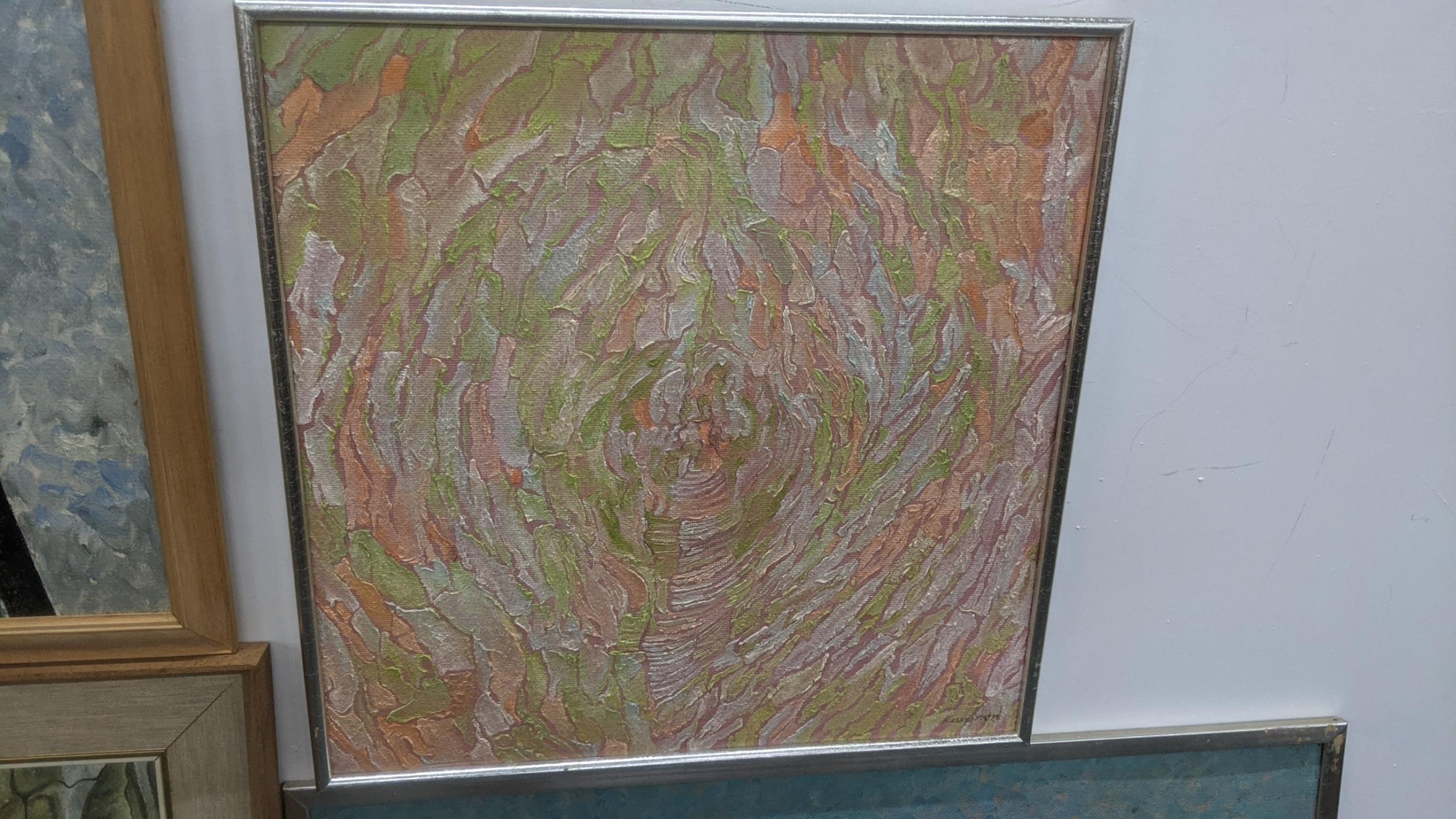 Elizabeth A. Lampson | four oil on boards to include one example titled ...