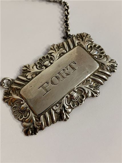 Silver | Antique WILLIAM IV SILVER ‘PORT’ DECANTER LABEL complete (1832 ...