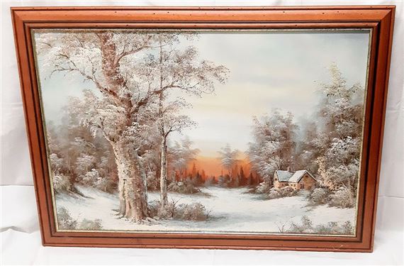 Irene Cafieri | A large oil on board by Irene Cafieri | MutualArt