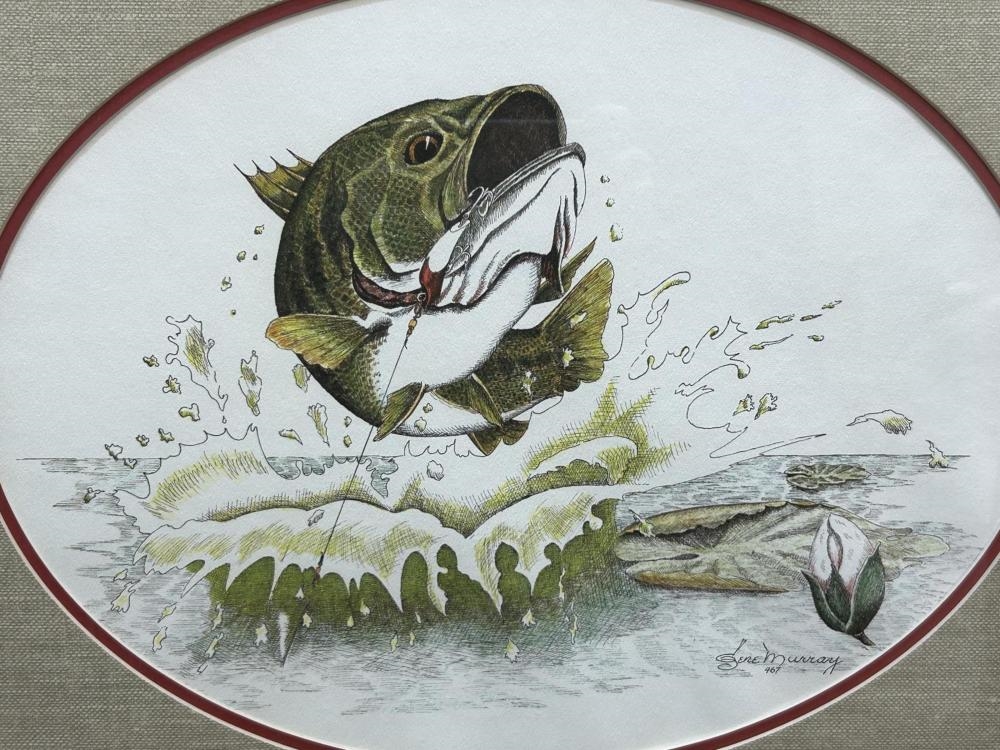 Gene Murray | Vintage Gene Murray Bass Lithograph | MutualArt