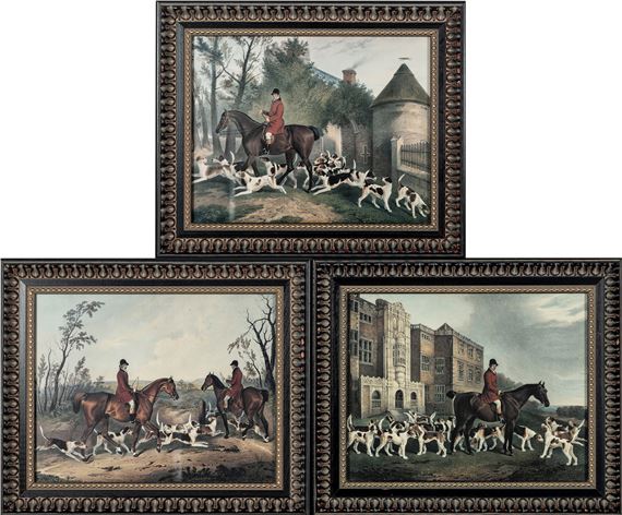 Richard Barrett Davis | W. Sebright, Huntsman To The Milton Hounds ...
