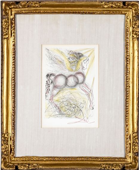 Salvador Dalí | An abstracted horse with three circles making its body ...