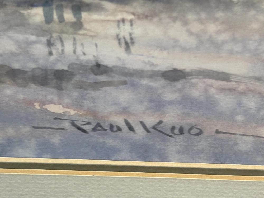 Paul Po-Hsiu Kuo | Signed Paul Kuo Watercolor Painting | MutualArt
