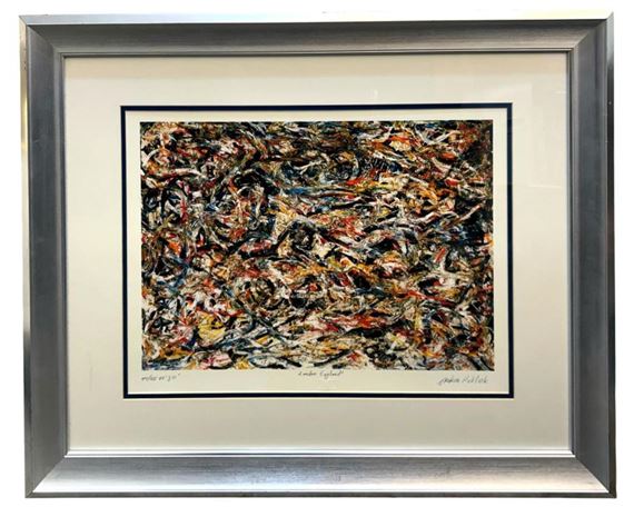 Jackson Pollock | Rare 1947 Jackson Pollock Abstract Lithograph (1947 ...