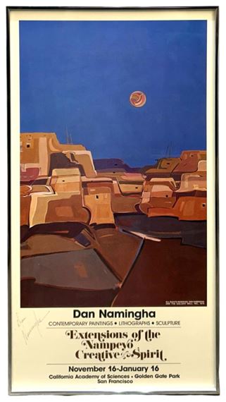 Dan Namingha | 1978 Signed Dan Namingha Gallery Poster Print (1978) | MutualArt
