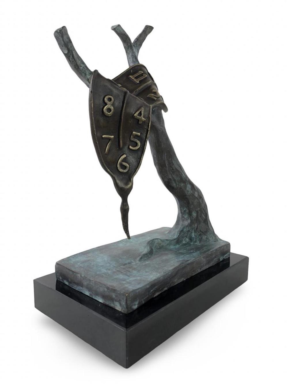 Salvador Dalí | Dali Persistence Of Memory Clock Bronze Sculpture ...