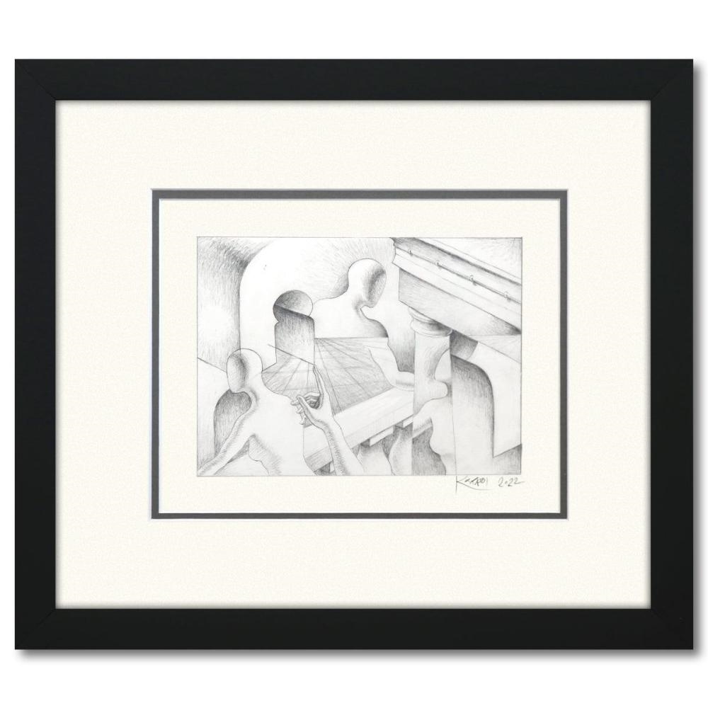 Mark Kostabi | Mark Kostabi- Original Drawing on Paper The Path of ...