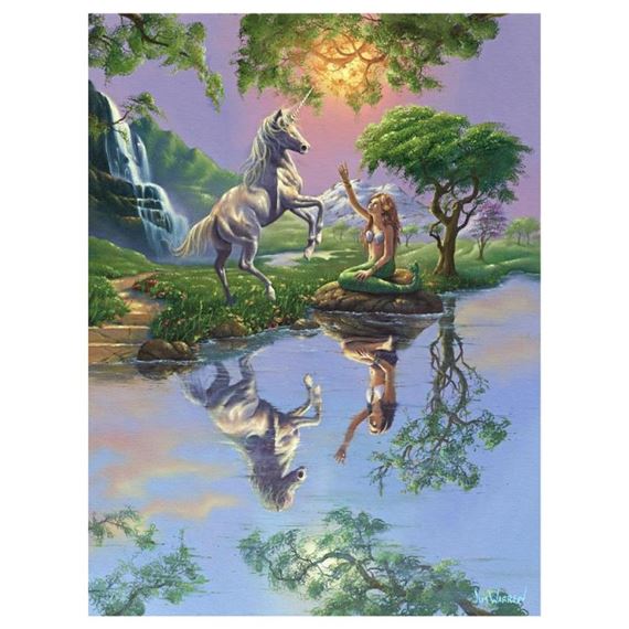 Jim Warren | Jim Warren, Mermaid Reflections Hand Signed, Artist ...