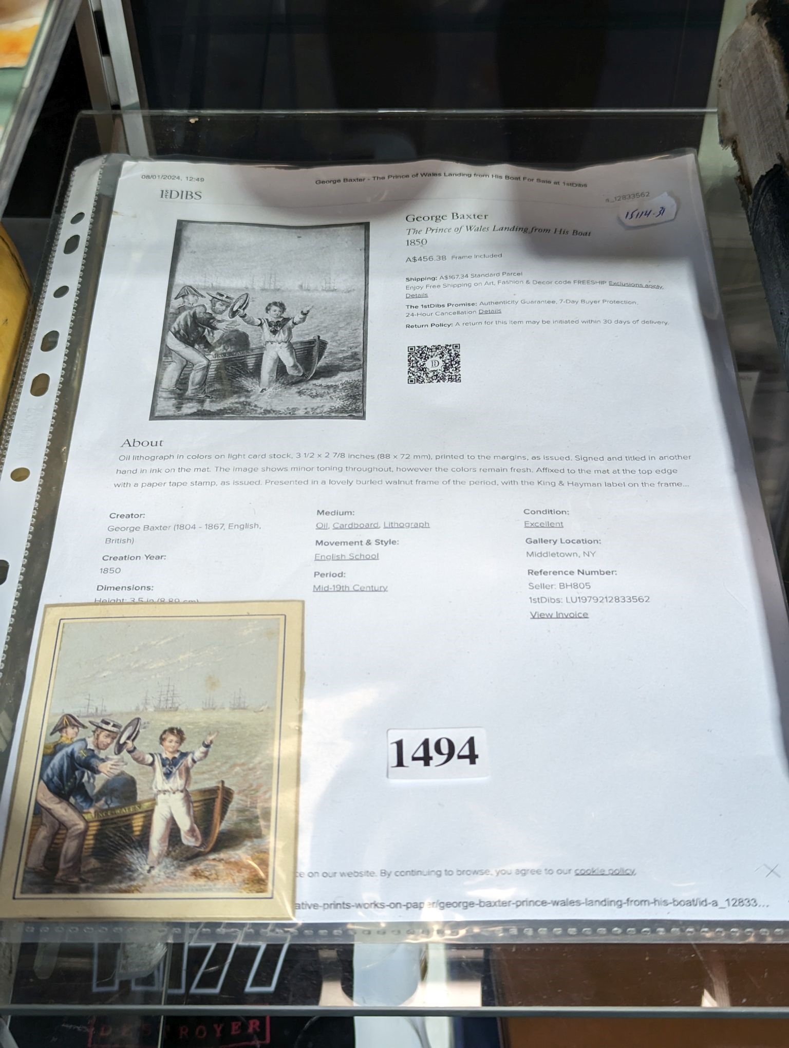 King Charles III | GEORGE BAXTER PRINT | MutualArt