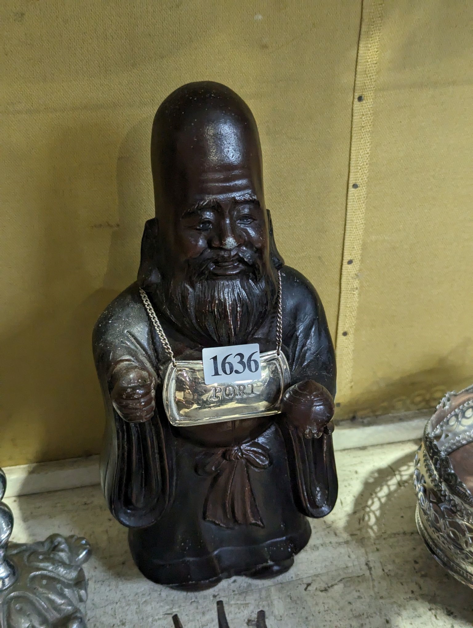 SEVEN | VINTAGE JAPANESE BRONZED STATUE OF JUROJIN | MutualArt