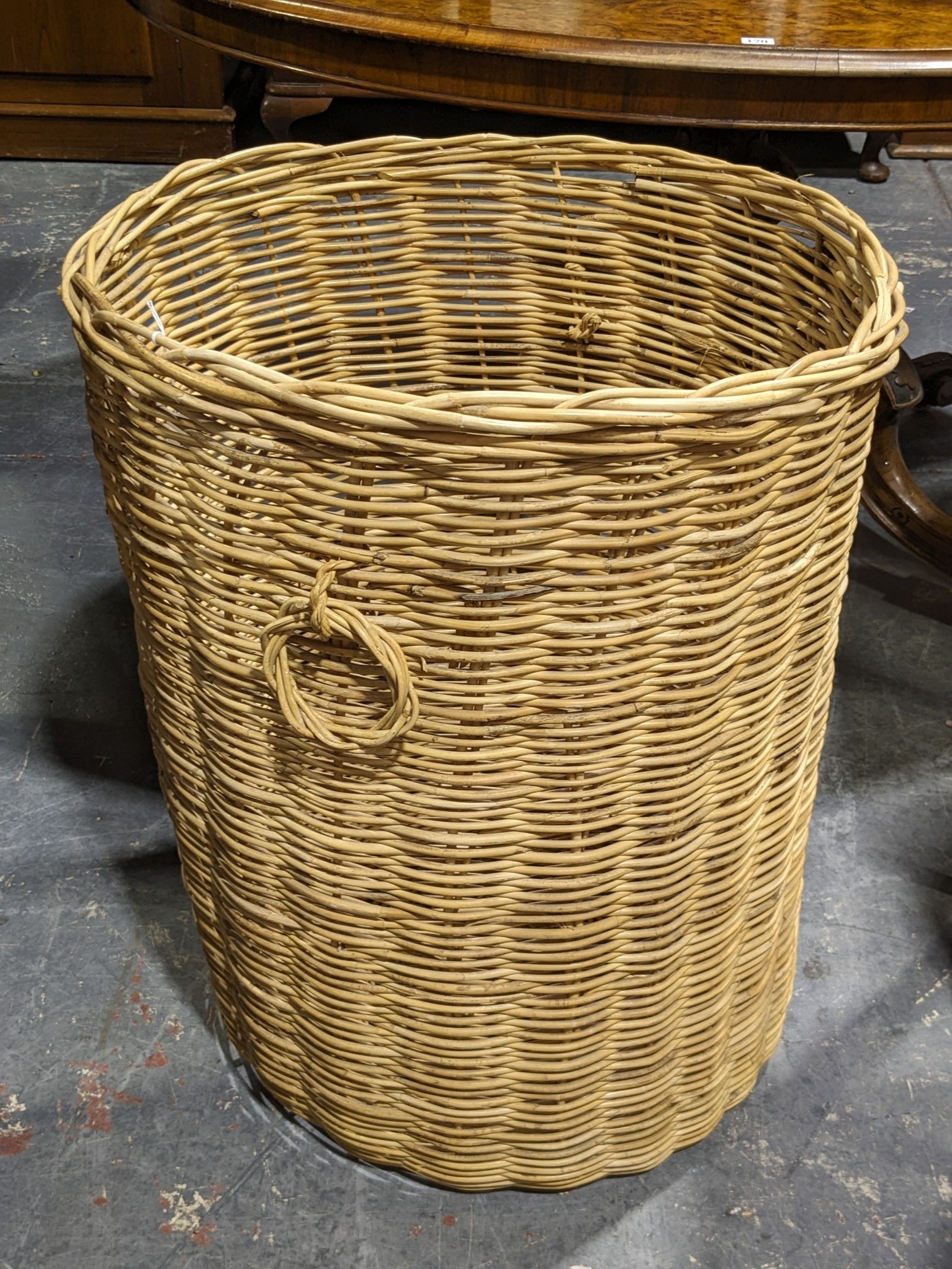 Large | LARGE WICKER BASKET | MutualArt