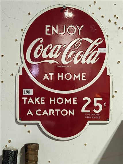 Coca Cola | ENAMEL SIGN | MutualArt