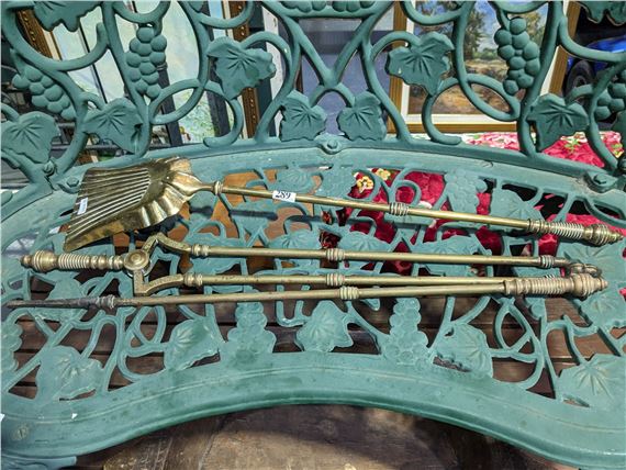 Three | BRASS FIRE TOOL SET | MutualArt