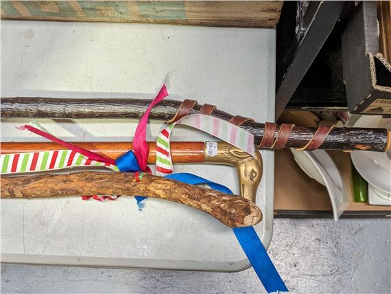 Three | THREE WALKING STICKS | MutualArt