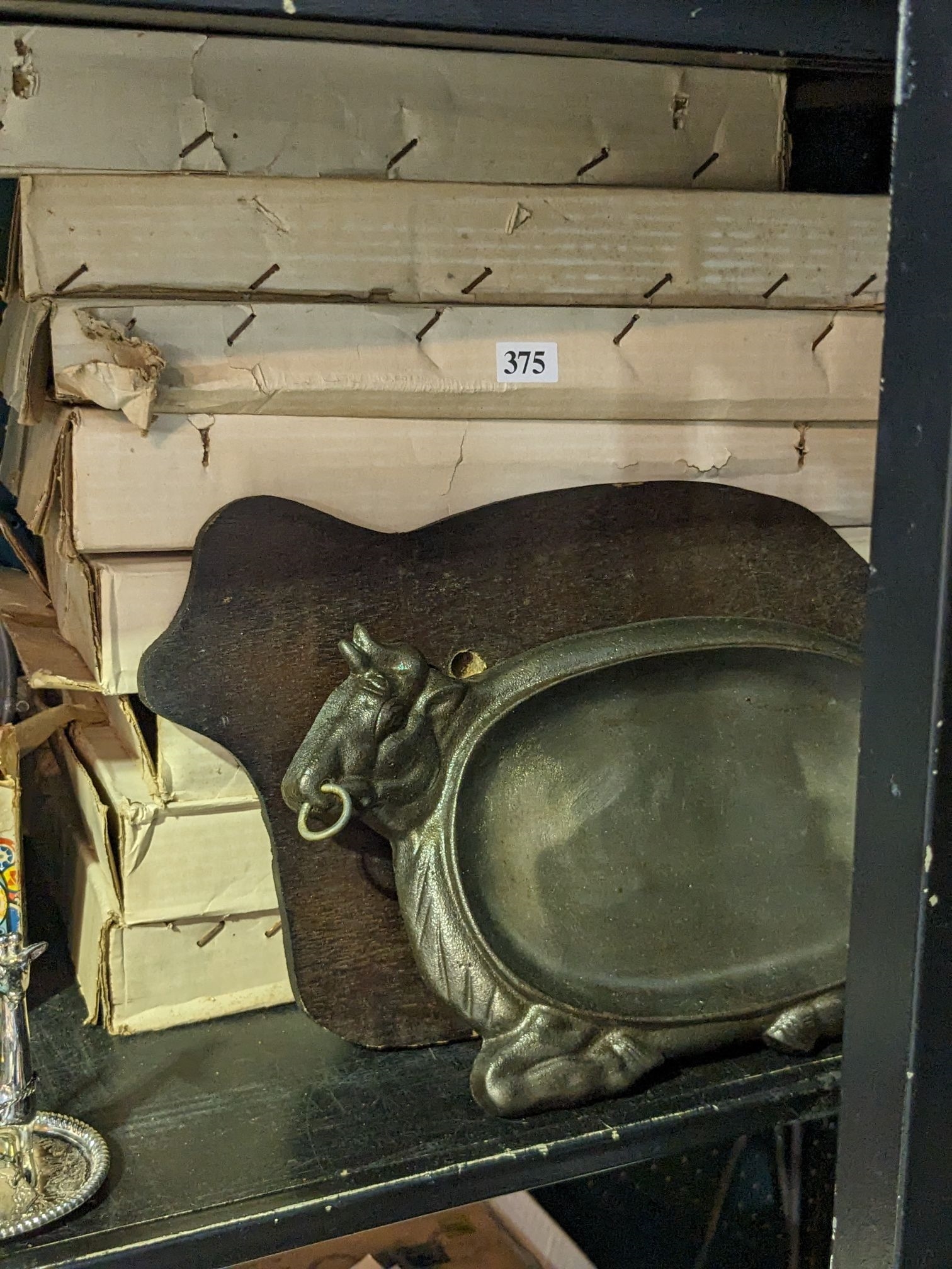 SEVEN | CAST IRON COW DESIGN SERVING PLATES | MutualArt