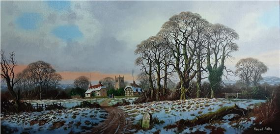 Vincent Selby | LANDSCAPE IN WINTER | MutualArt