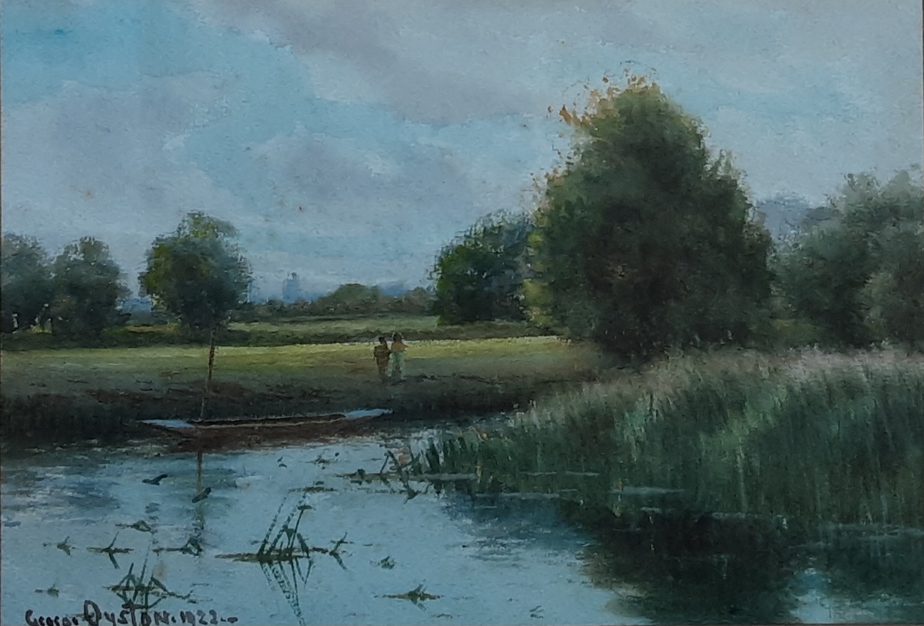 George Oyston | RIVER LANDSCAPE | MutualArt