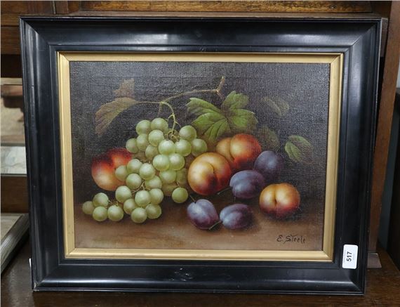 Edwin Steele | Still life oil canvas signed Edwin Steele | MutualArt