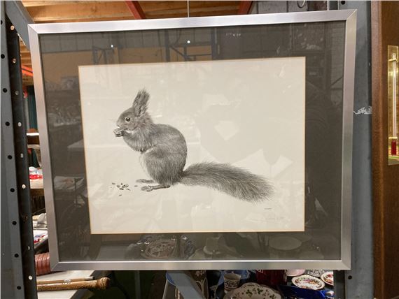 William Geldart | A FRAMED AND GLAZED LIMITED EDITION PRINT / OF A RED ...