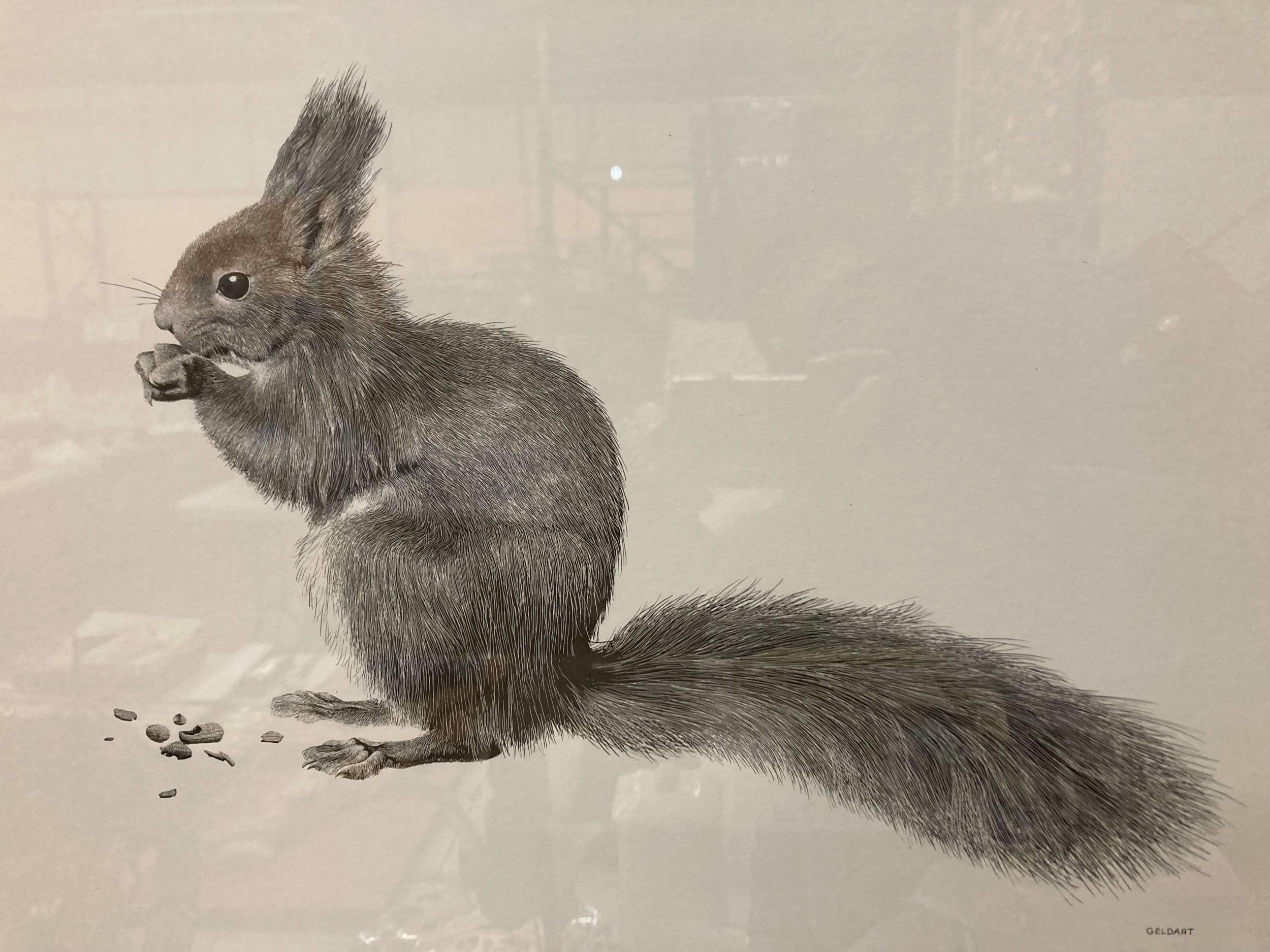 William Geldart | A FRAMED AND GLAZED LIMITED EDITION PRINT / OF A RED ...