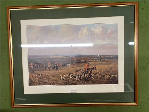 Lionel Edwards | A FRAMED AND GLAZED PRINT OF GOING TO HOLLOA BY LIONEL ...
