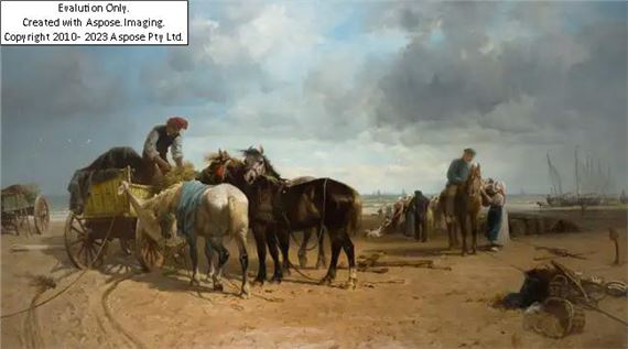 Richard Beavis | The shore at Scheveningen: waiting for the boats ...