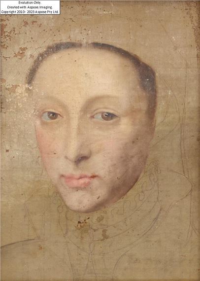 Peter Gertner | Portrait of a lady - a sketch; (1495 - 1500) | MutualArt